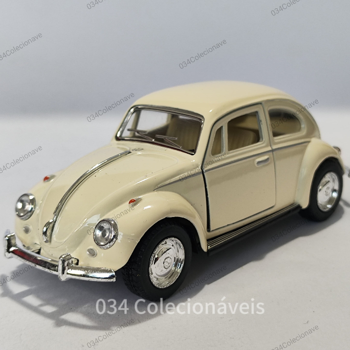 Miniatura Carrinho Fusca 1967 De Ferro 1/32 Abre Portas com Fricção ...