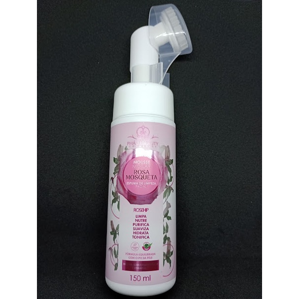 Mousse Micelar Rosa Mosqueta Limpa Hidrata Tonifica Espuma Limpeza ...