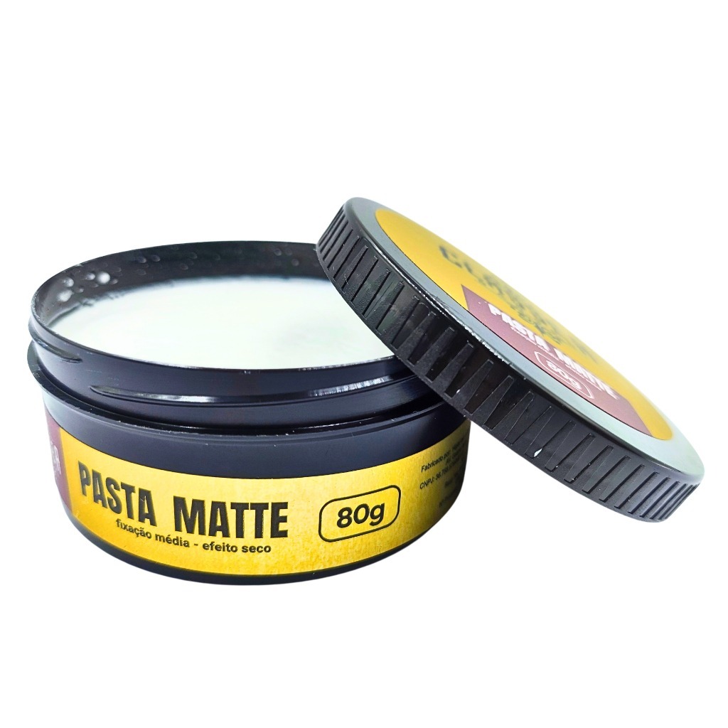 Pomada Modeladora Matte 80g Efeito Seco Fixação Média Hidrata Os Fios ...