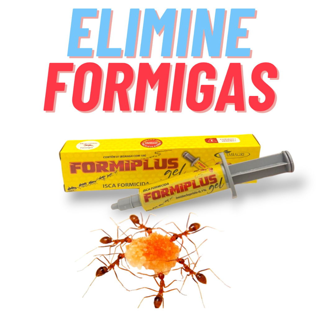 Formiplus Gel Anti Formigas Formicida Eficaz Mata e Elimina Formigas ...