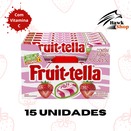 Kit 15 unidades Bala Fruittella Mentos Swirl Morango I 41g | Shopee Brasil