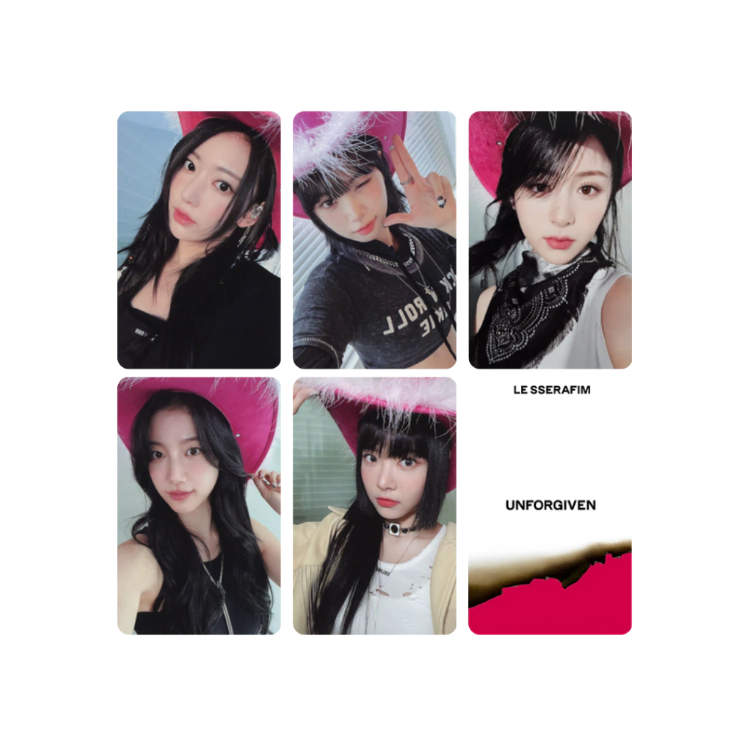 Le Sserafim Unforgiven Photocards Fanmade | Shopee Brasil