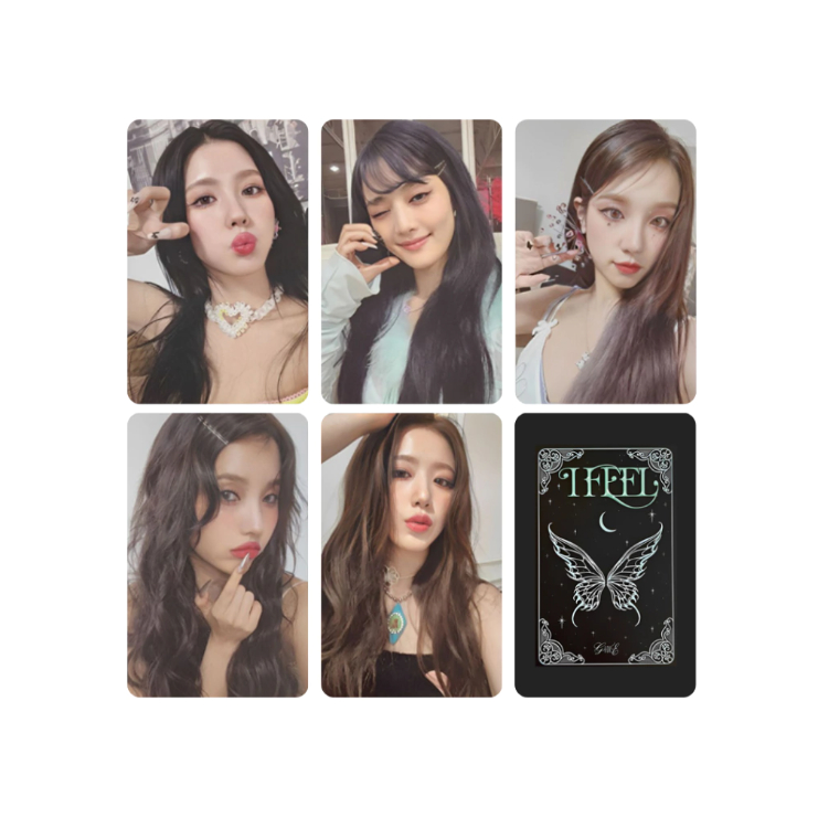 (G)I-DLE I Feel (Butterfly. Ver) Photocards Fanmade | Shopee Brasil