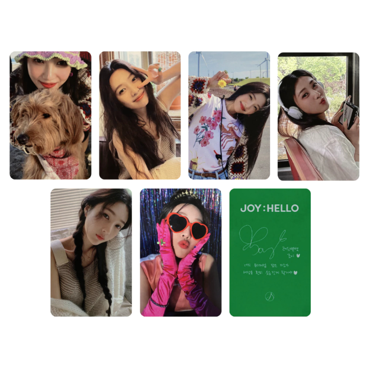 Joy Hello Photocards Fanmade | Shopee Brasil