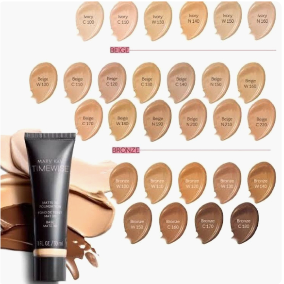 BASE MARY KAY IVORY C110 ORIGINAL - VALIDADE 02/2024 | Shopee Brasil