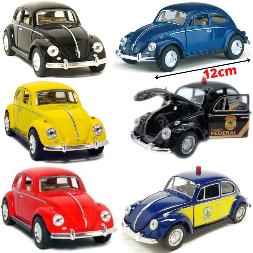 Carrinho Para Colecionar Brinquedo Miniatura Fusca Colecionador Moto ...