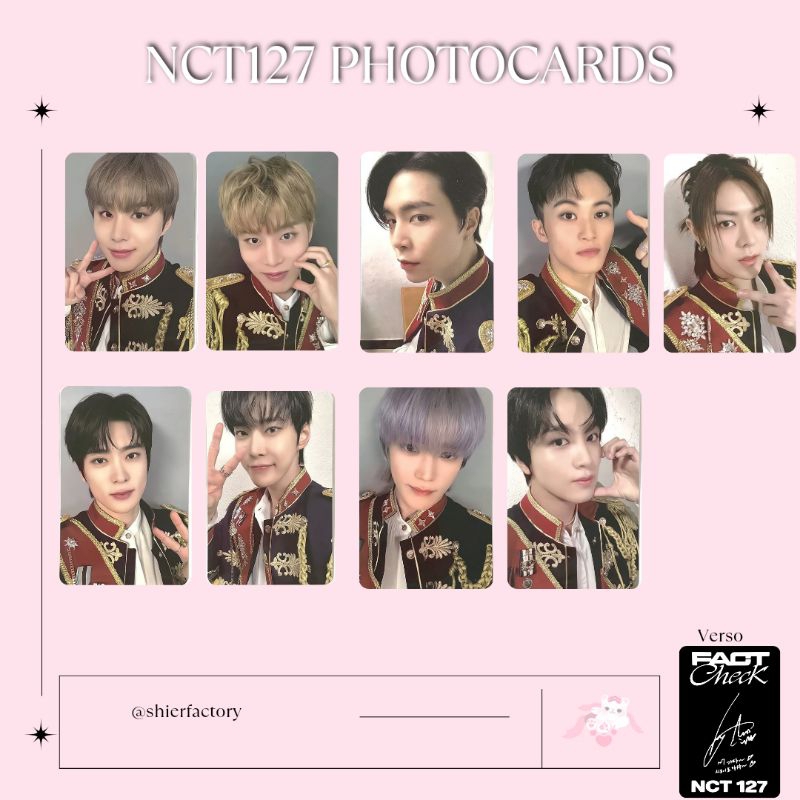 Cards NCT 127 fact check fanmade v.3 | Shopee Brasil