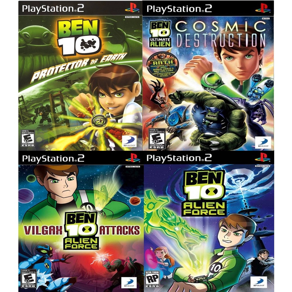 Kit Ben 10 Collection com 4 Jogos Para Ps2 Envio Imediato | Shopee Brasil