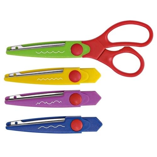 Tesoura Picotar 4 tipos de lâmina com formas diferentes e criativos ...