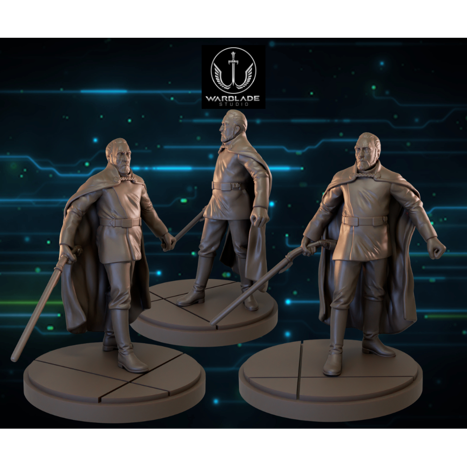 Miniaturas para RPG - Darth Tyranus – Count Doku – Coleção Darth’s ...