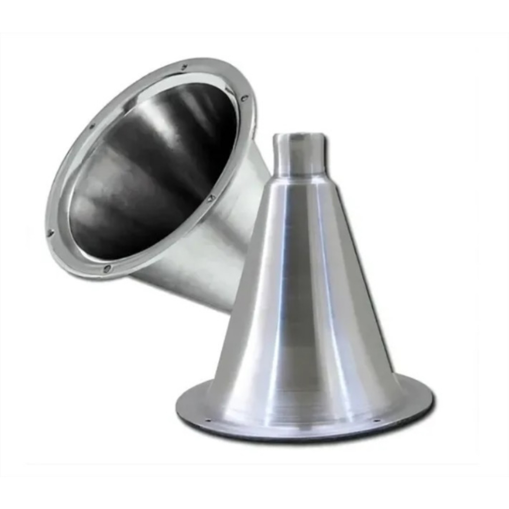 Corneta De Alumínio D200 D250x Com Rosca Cone Médio qualidade de som | Shopee Brasil