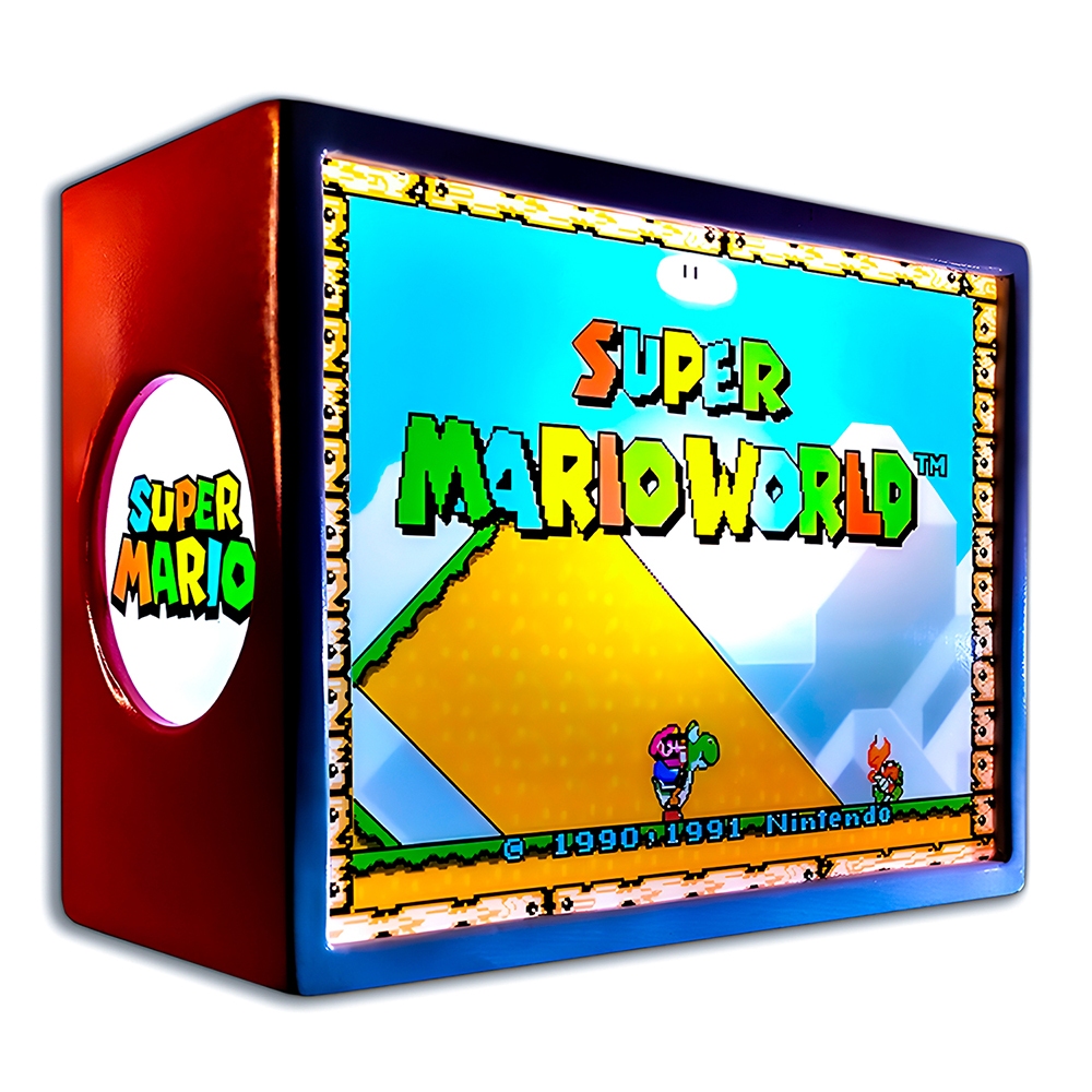 Luminária Abajur LED Super Mario World - Decoração Gamer Retrô | Shopee ...