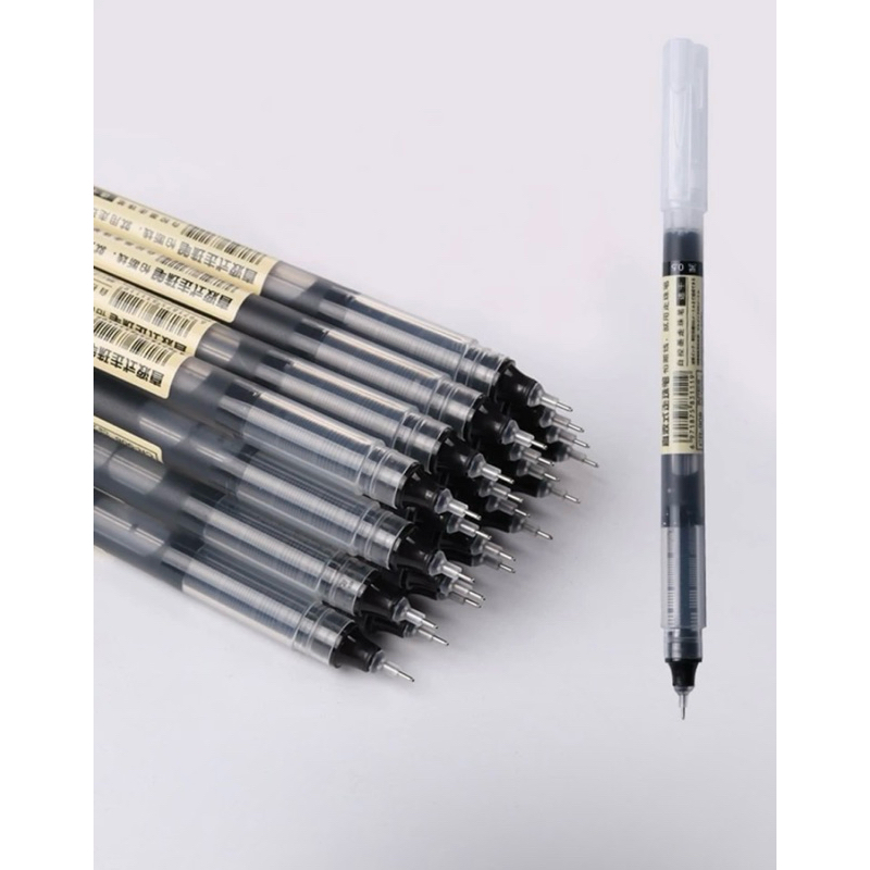 Canetas em Gel Preto Kit 3 unidades Caneta gel de ponta fina para ...