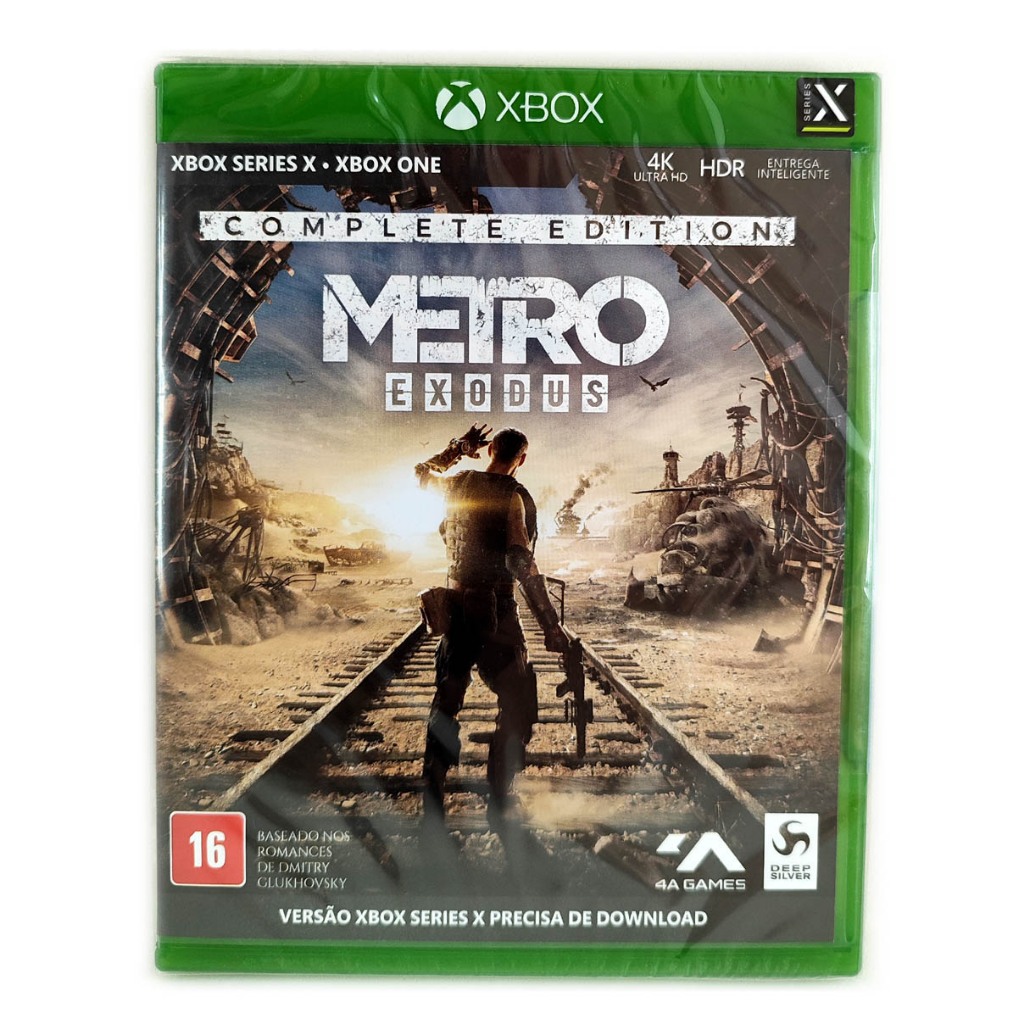 Metro Exodus Complete Edition Xbox One e Series X Mídia Física Lacrada ...