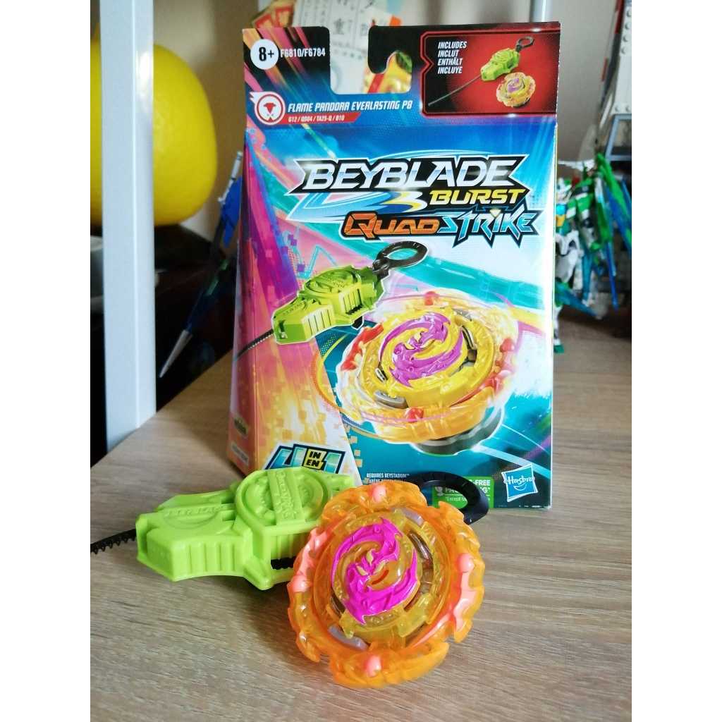Beyblade Burst Quadstrike Flame Pandora Everlasting - Hasbro | Shopee ...