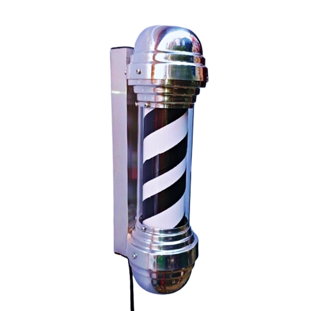 Mini Barber Pole 30cm GIRATÓRIO VOLTAGEM BIVOLT Super Oferta. | Shopee ...