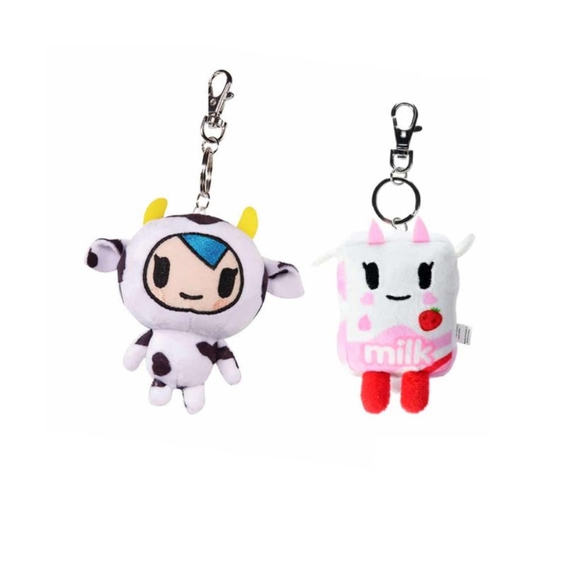 kit chaveiro pelúcia tokidoki mozzarella strawberry milk anime otaku ...