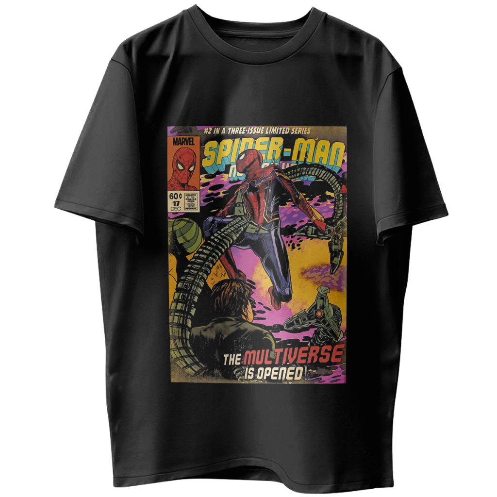 Camiseta Unissex Homem-Aranha O multiverso está aberto | Shopee Brasil