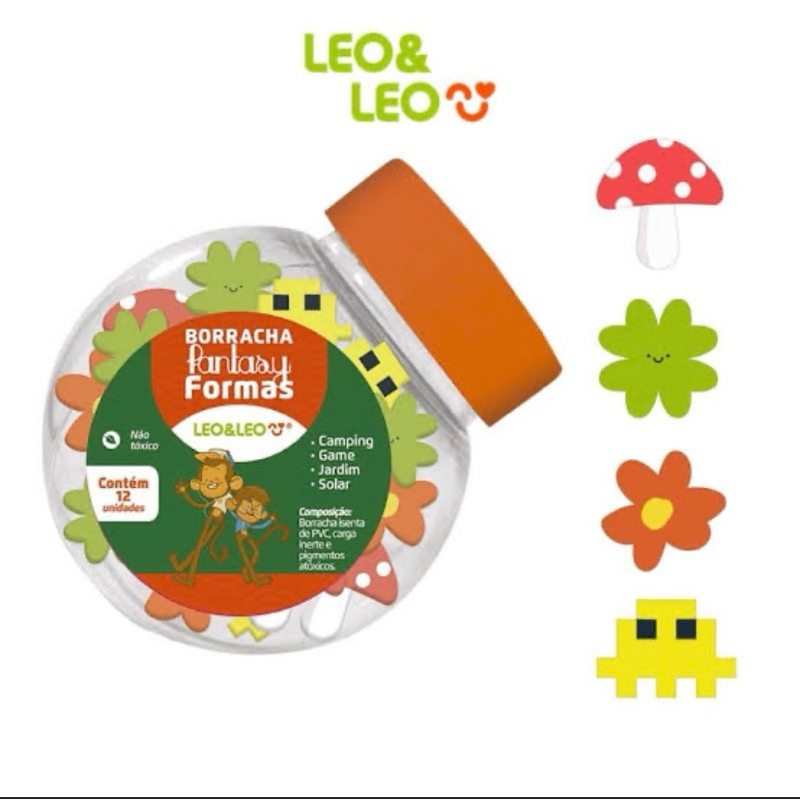 Borracha Leo Leo Formas | Shopee Brasil