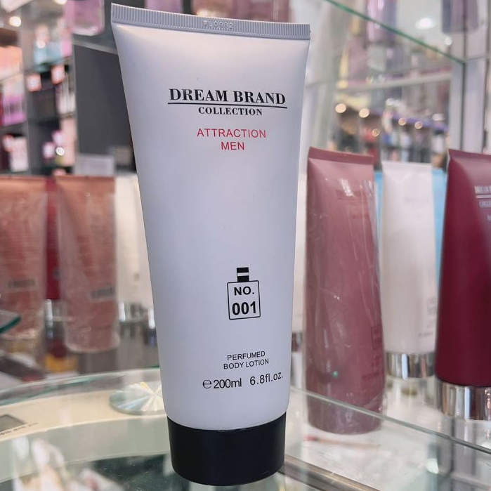 Hidratante Corporal - DREAM BRAND COLLECTION - N 001 - ATTRACTION MEN - 200ml | Shopee Brasil