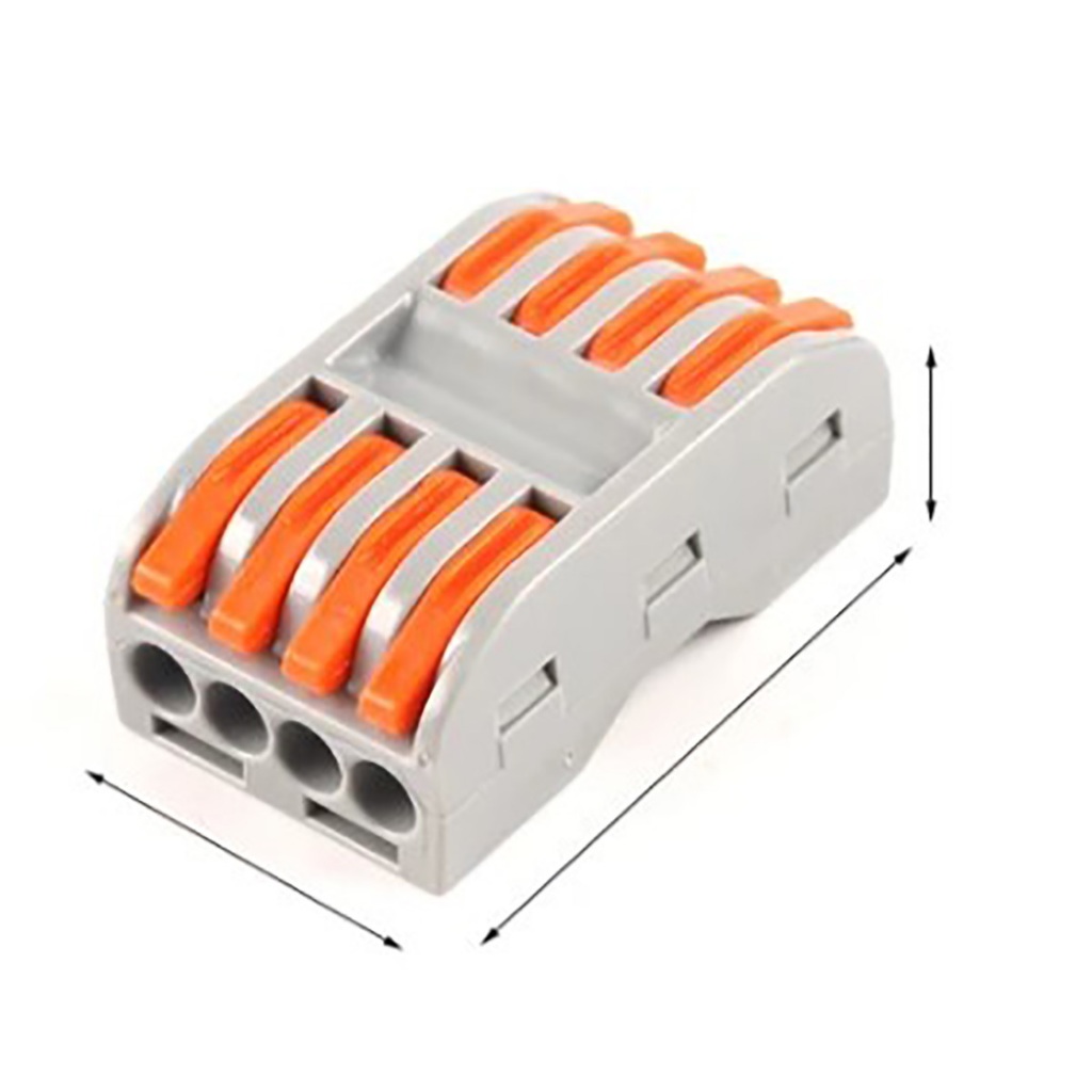 kit 10 un Conector Compacto Elétrico Emenda E Derivação 4mm e 6mm ...