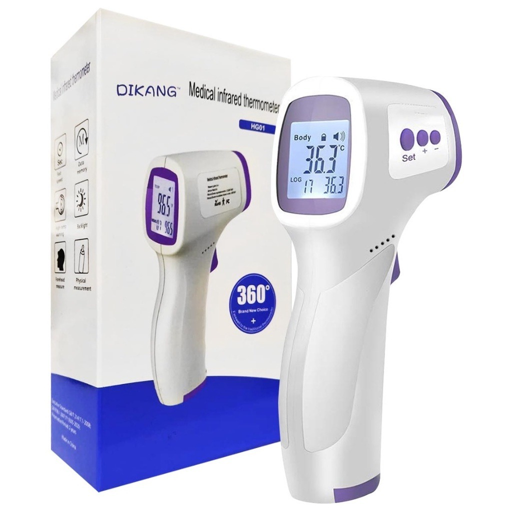 Termômetro Digital Laser Infravermelho Febre De Testa Corpo | Shopee Brasil
