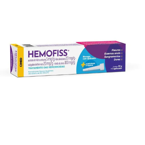 Hemofiss Pomada Para Hemorroidas e fissuras 30g Com 1 aplicador – Cimed ...