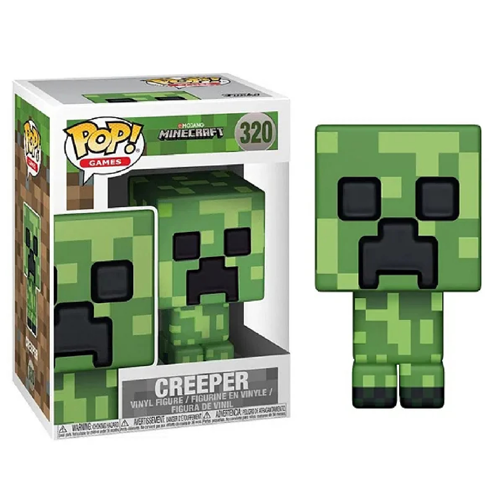 Action Figure Minecraft Funko Pop PVC 10cm Creeper Skeleton Alex Steve ...