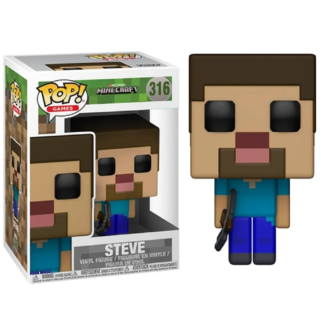 Action Figure Minecraft Funko Pop PVC 10cm Creeper Skeleton Alex Steve ...