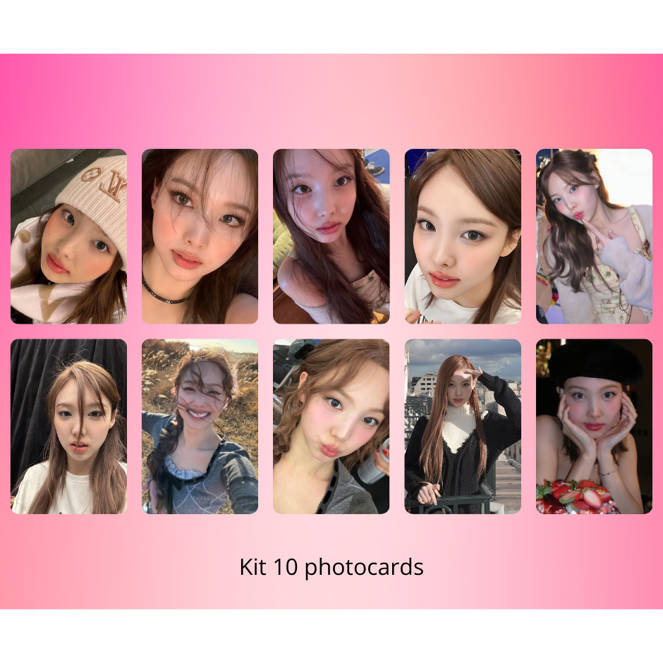 TWICE Kit fanmade - photocards - Nayeon - Jeongyeon - Momo - Sana - Jihyo - Mina - Dahyun ...