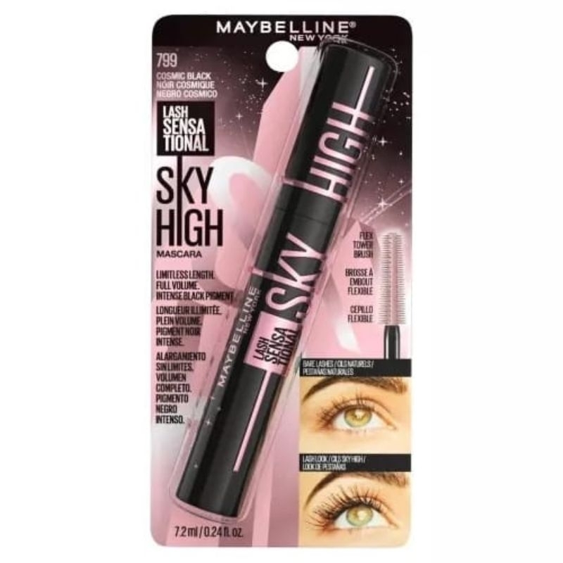 Rímel Maybelline Lash Sensational Sky High Cosmic Lavável | Shopee Brasil
