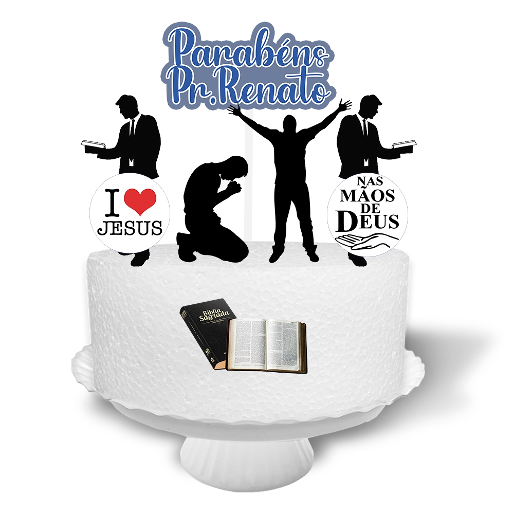 Topo Topper de Bolo Pastor | Shopee Brasil