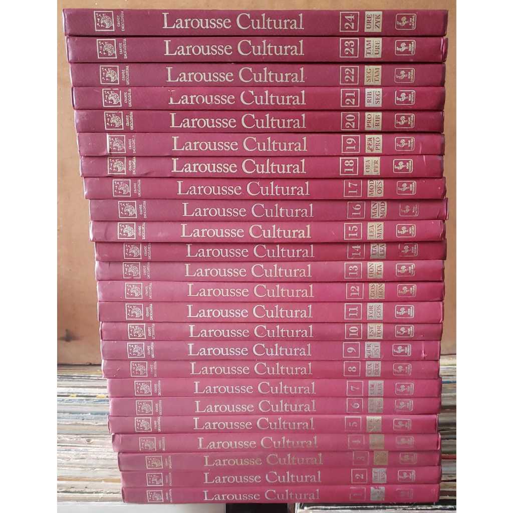 Larousse Cultural Grande Enciclopédia 3 Reais a Unidade Coleção ...