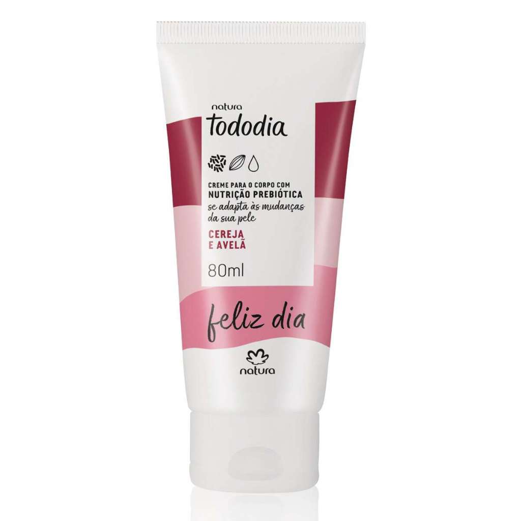 Natura Creme Desodorante Nutritivo para o Corpo Tododia Cereja e Avelã 80ml - Original | Shopee ...