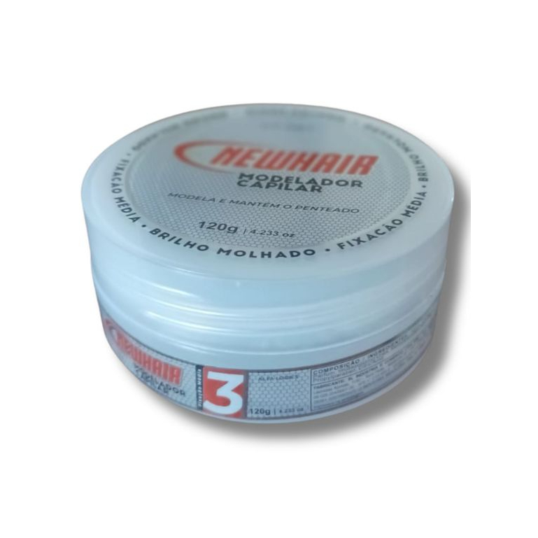 Pomada Modeladora New Hair 120g | Shopee Brasil