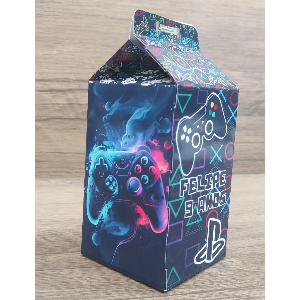 kit com 10,20,30 ou 40 caixa milk video game | Shopee Brasil
