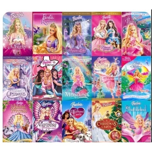 Coleção Completa Barbie com 30 DVDs em caixa Box | Shopee Brasil