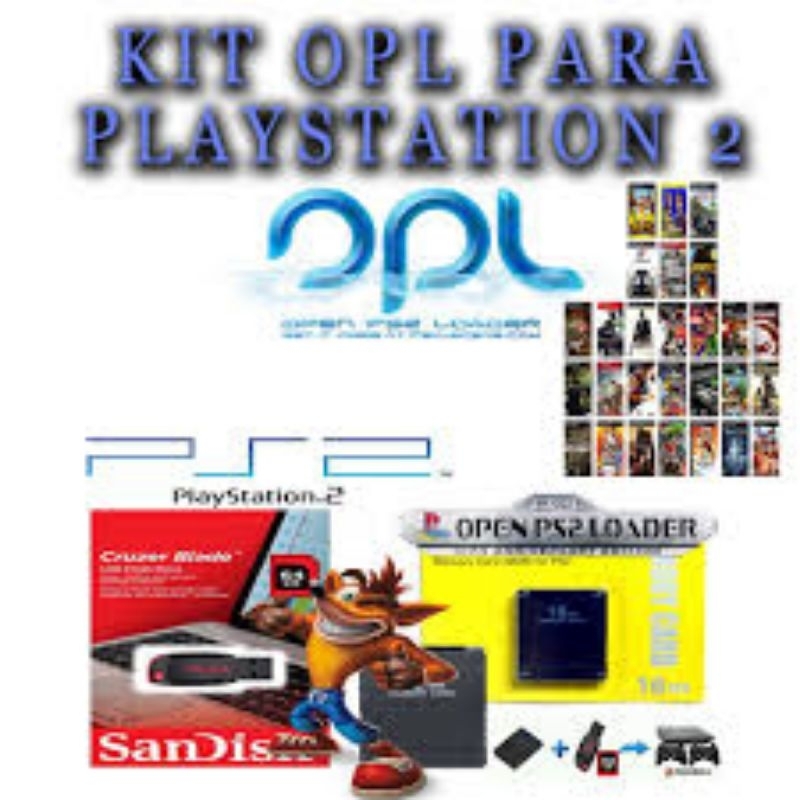 kit opl p/ playstation 2 | Shopee Brasil
