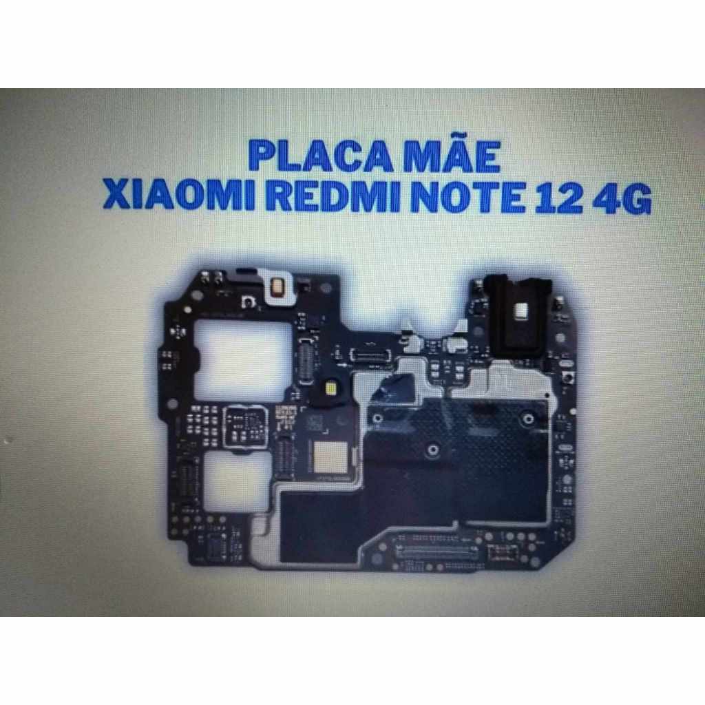 placa mãe xiaomi redmi note 12 4G | Shopee Brasil