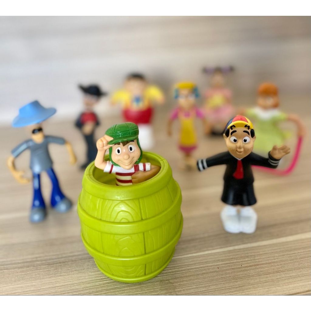 Coleção Completa Mc Donalds Chaves 2004 - 8 Bonecos | Shopee Brasil
