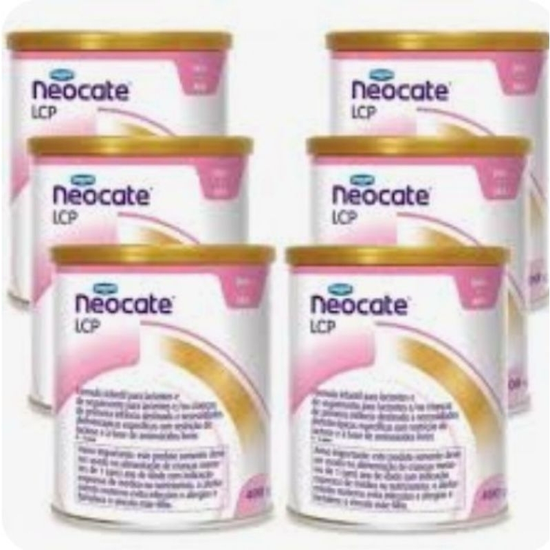 kit com 6 unidades de neocate LCP 400g | Shopee Brasil
