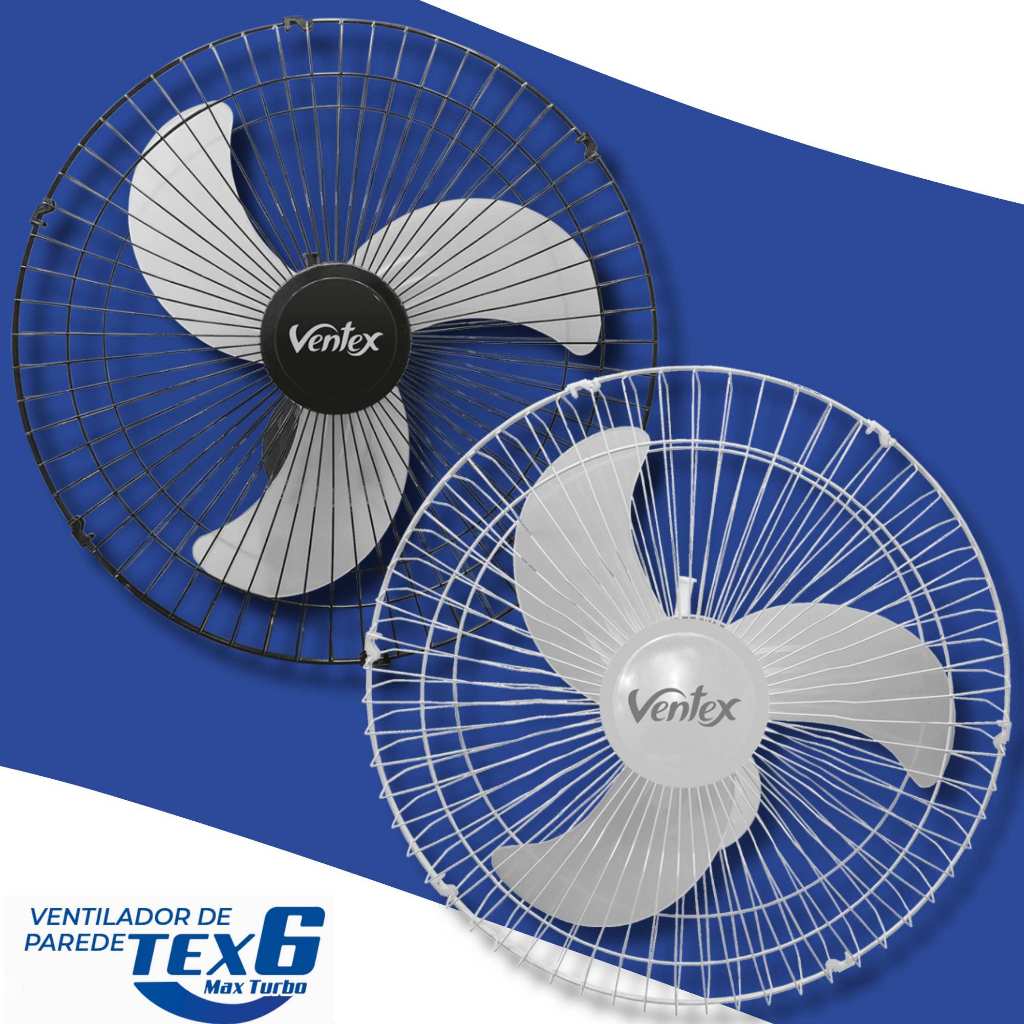 Ventilador De Parede Ventex Tex6 Prime 60cm Bivolt | Shopee Brasil