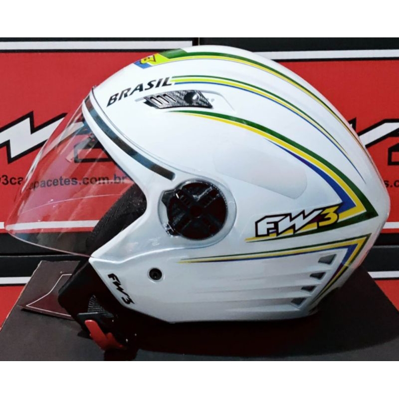 Capacete Fw3 X-OPEN BRASIL TM:60 | Shopee Brasil