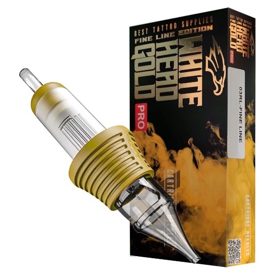 Caixa de cartucho White Head Gold Pro Fine Line 03RL 05RL 07RL 09RL ...