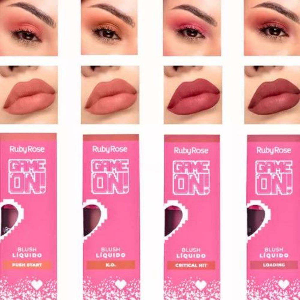 Blush Líquido Cremoso Game On - Ruby Rose | Shopee Brasil