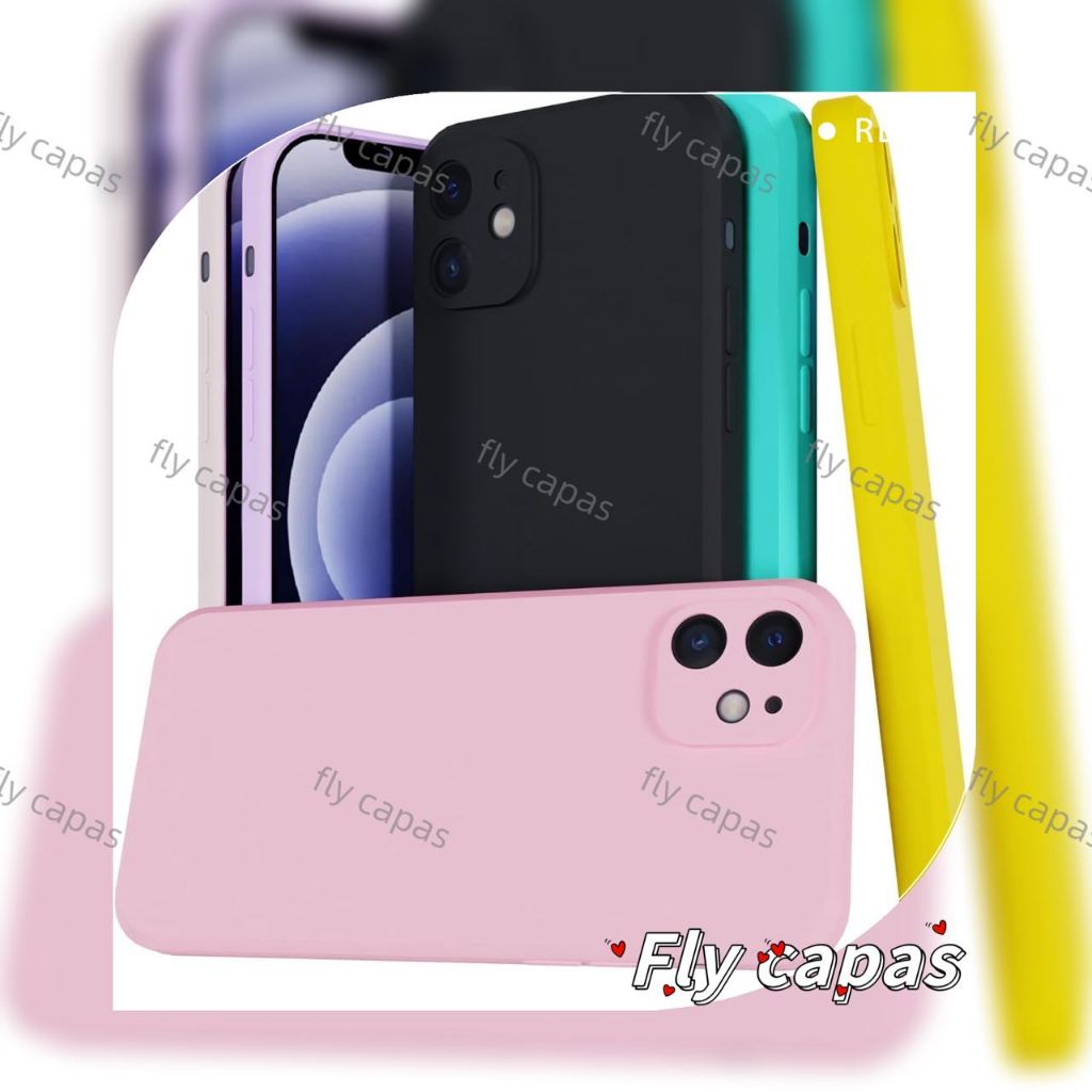 Capa case Aveludado Soft TPU Liquid Silicone Compativel iphone 14 14pro 14max 14 promax | Shopee ...