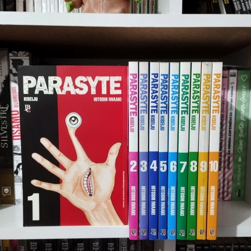Manga Parasyte Completo Volume 1 ao 10 Manga JBC Autor Hitoshi Iwaaki ...