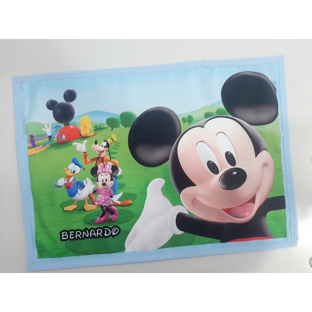 Jogo americano impermeável 30x40cm para colocar na lancheira MickMin ...