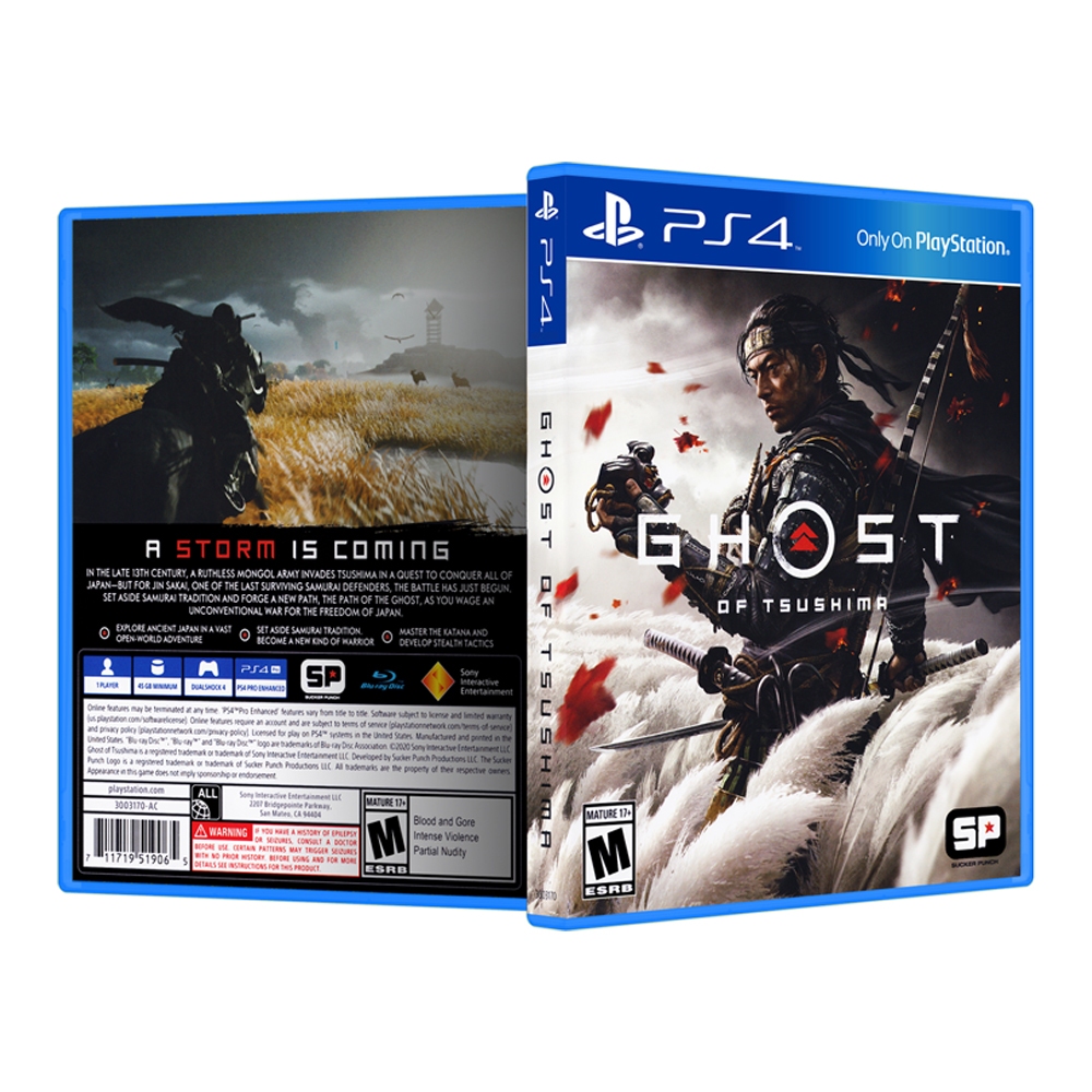 Ghost of Tsushima Ps4 Mídia fisica | Shopee Brasil
