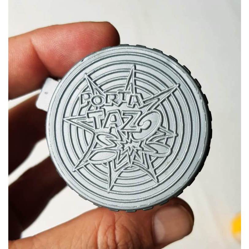 Porta Tazos Elma Chips - Cinza - Anos 90 | Shopee Brasil